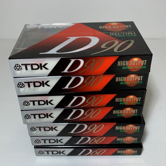TDK | Media | Tdk High Output Cassettes Sealed Lot Of 7 Low Noise 5d9 ...
